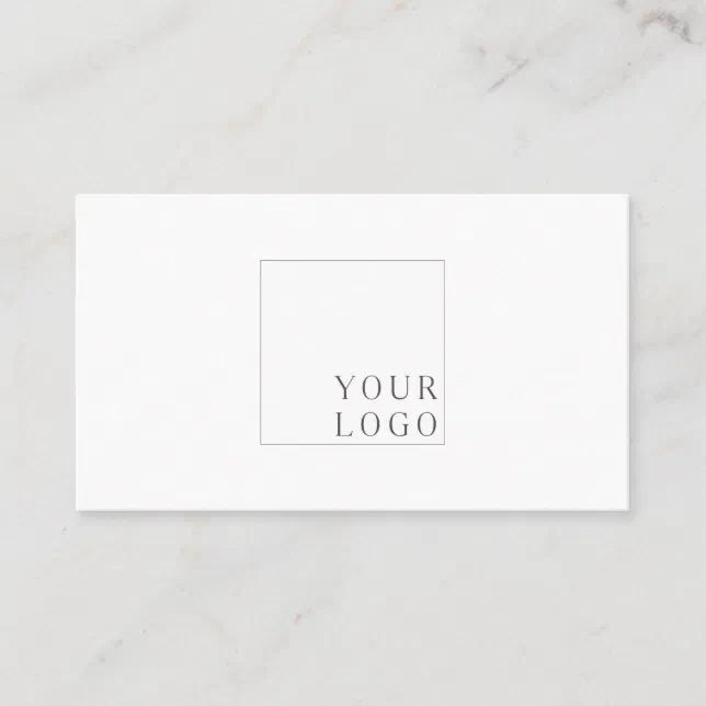 Simple Modern Minimalistic Professional Logo Business Card | Zazzle