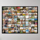 Simple Modern Personalized 108 Photo Collage Poster | Zazzle