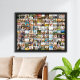 Simple Modern Personalized 108 Photo Collage Poster | Zazzle