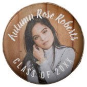 Simple Modern Photo Graduation Chocolate Covered Oreo | Zazzle