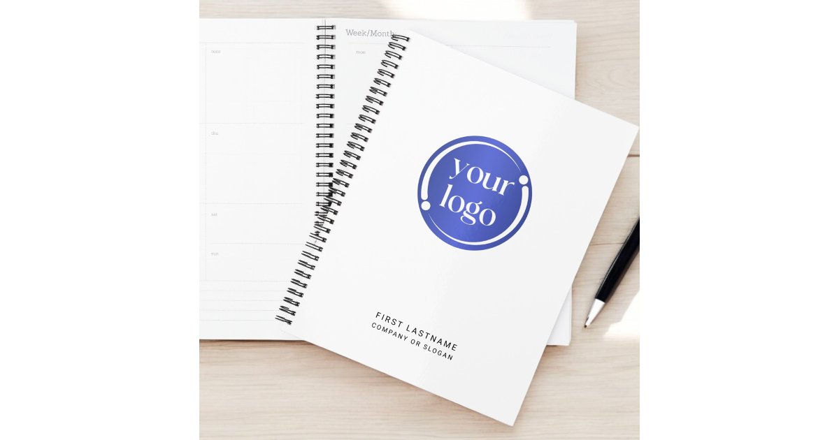 Simple Modern Professional Logo with Name Planner | Zazzle