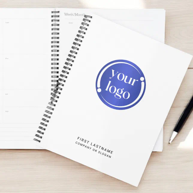 Simple Modern Professional Logo with Name Planner | Zazzle