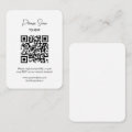 Simple Modern RSVP with QR Code Enclosure Card | Zazzle