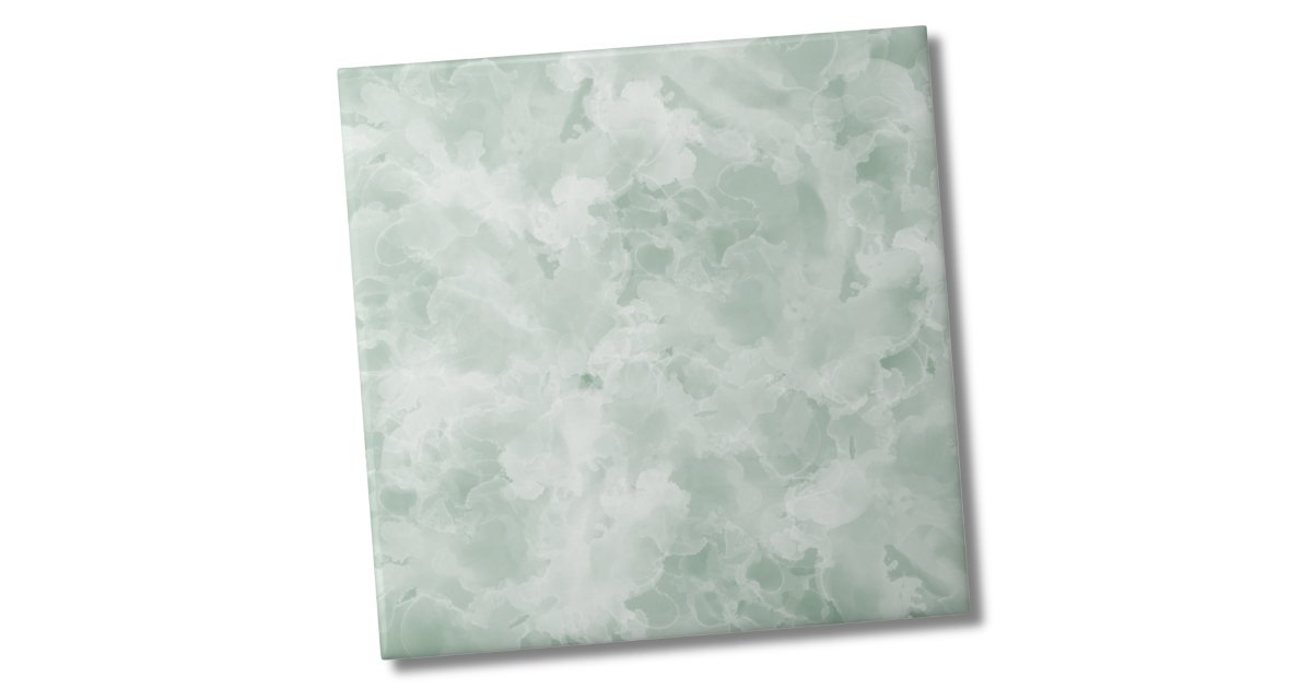 Simple Modern Sage Green Ceramic Tile | Zazzle