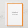 Simple Modern Santa Graphic Orange Christmas Holiday Card | Zazzle