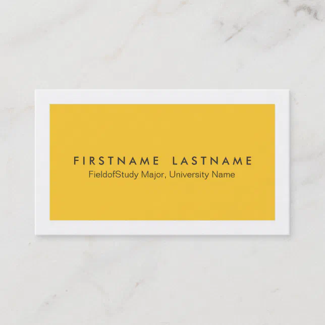 Simple Modern Student Business Cards | Zazzle
