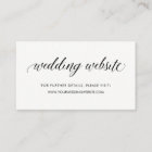 Minimal Modern Typography Photo Wedding Details Enclosure Card | Zazzle.com