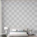 Simple Modern White and Gray Checkerboard Pattern Wallpaper | Zazzle