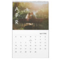 Simple Month minimalist Photo Calendar | Zazzle