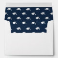 Simple Navy Blue Graduation Envelope | Zazzle
