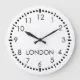 Simple Newsroom Large Clock | Zazzle