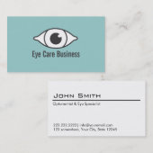 Simple Optometrist & Eye Specialist Business Card | Zazzle
