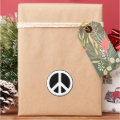 Simple Peace Sign Classic Round Sticker | Zazzle