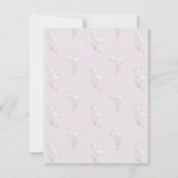 Simple Personalized Stationery Flat Note Card | Zazzle