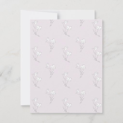 Simple Personalized Stationery Flat Note Card | Zazzle