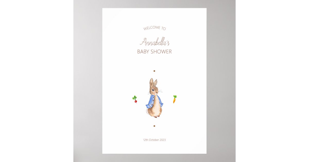 Simple Peter the Rabbit Poster | Zazzle