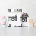 Simple Photo Camera Photographer Pattern Wrapping Paper | Zazzle