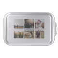 Simple Photo Collage Modern Cake Pan | Zazzle