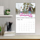 Simple Photo Months Cool Retro Typography Colorful Calendar | Zazzle