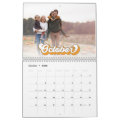 Simple Photo Months Cool Retro Typography Colorful Calendar | Zazzle