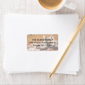 Simple Photo Return Address Label | Zazzle