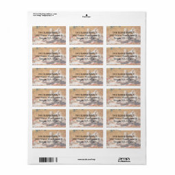 Simple Photo Return Address Label | Zazzle