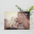 Simple Photo Save The Date QR Code Invitation | Zazzle