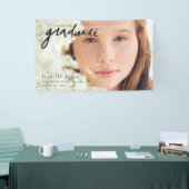 Simple Photo Script Graduation Banner | Zazzle