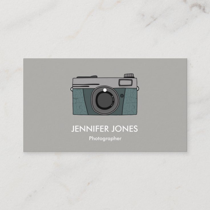 Simple Photography Camera Business Cards | Zazzle