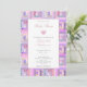 Simple Pink Quilt Baby Shower Invitation | Zazzle