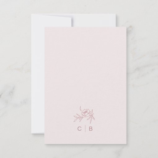 Simple Pink Thank You Card | Zazzle