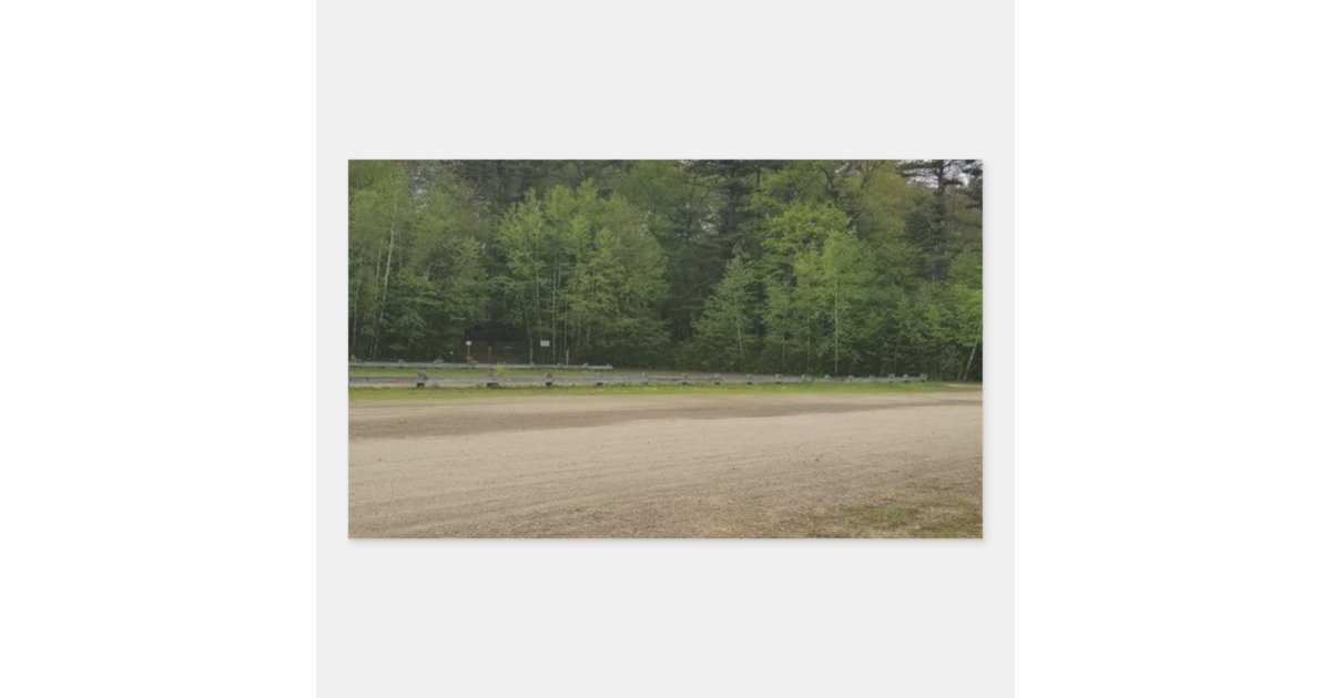 Simple Places Rectangular Sticker | Zazzle