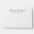 Simple Plain Envelope with Return Address Template | Zazzle