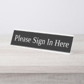 Simple "Please Sign In Here" | Zazzle