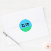 Simple Price Tag Sticker - Customizable | Zazzle