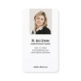 Simple Professional Add Image Photo Business Card | Zazzle