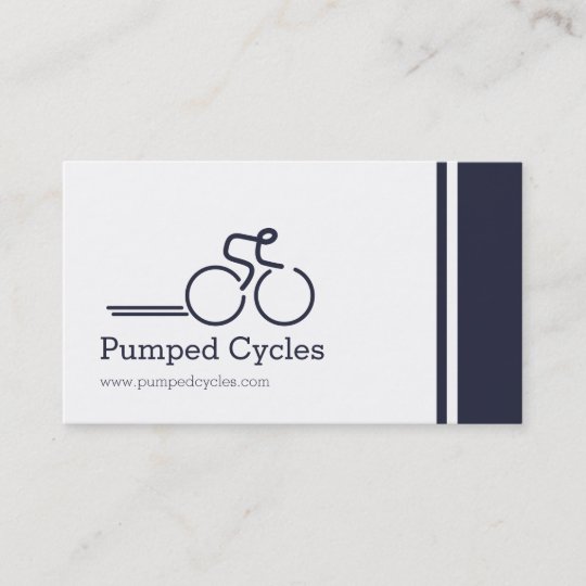 Simple professional bicycle business cards | Zazzle.com