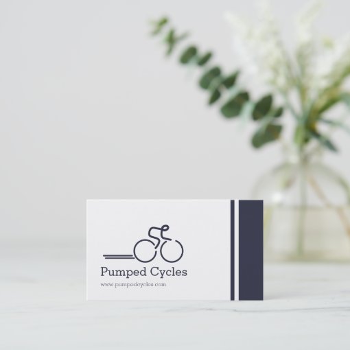 Simple professional bicycle business cards | Zazzle