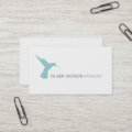 Simple Professional / Blue Bird Icon Business Card | Zazzle