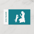 Simple Professional Dog Trainer Business Card | Zazzle