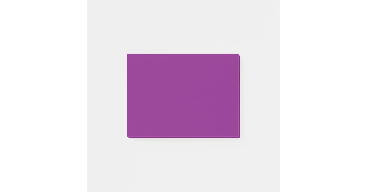 Simple Purple Post-it Notes | Zazzle