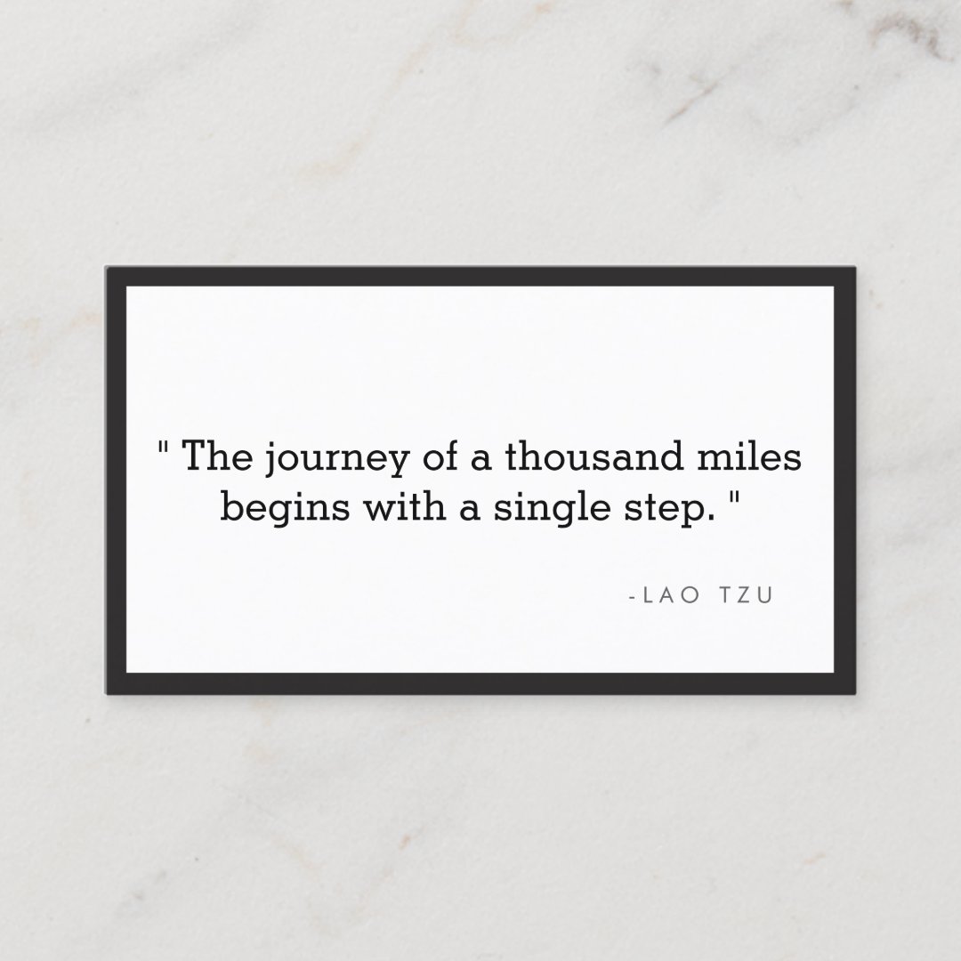 Simple Quote Business Card for Authors, Writers | Zazzle