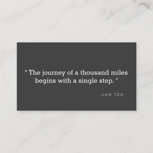 Simple Quote Business Card for Authors, Writers II | Zazzle