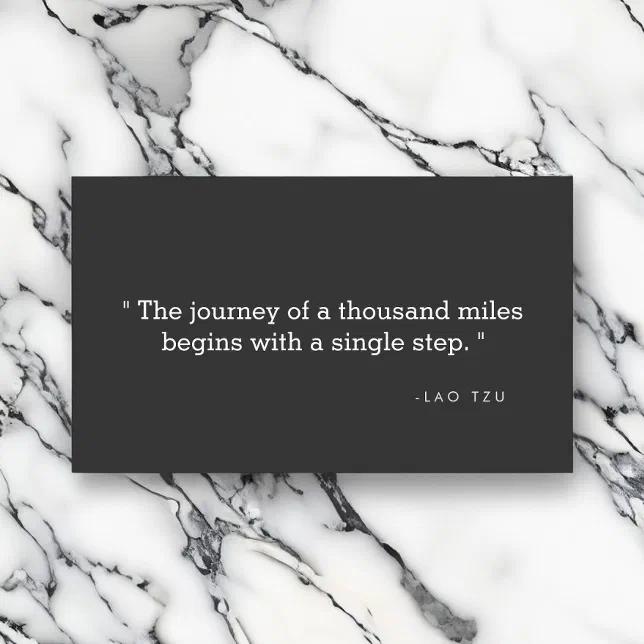 Simple Quote Business Card for Authors, Writers II | Zazzle