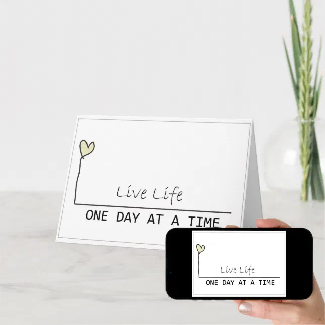 simple recovery card | Zazzle