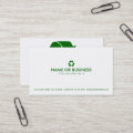 simple recycle business card | Zazzle