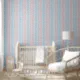 Simple Red Aqua | White Pinstripe Striped Pattern Wallpaper | Zazzle