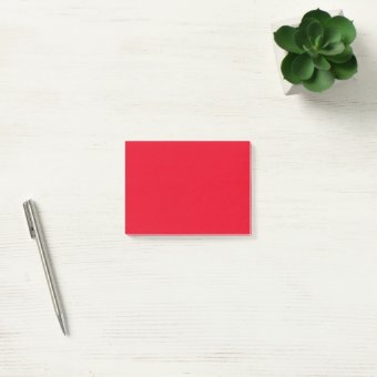 Simple Red Post-it Notes | Zazzle