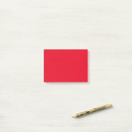 Simple Red Post-it Notes | Zazzle