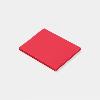Simple Red Post-it Notes | Zazzle